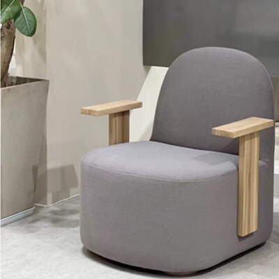 karimoku灰色橡木沙发椅