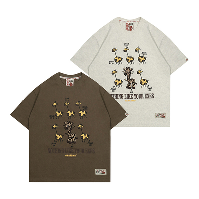 前任完美美式短袖GRAF原创