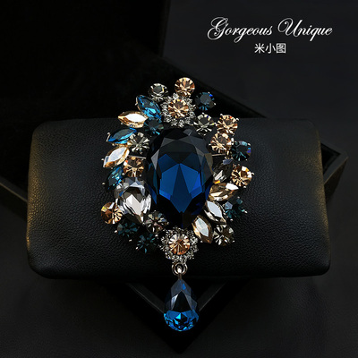 米小图重工高货领口胸针