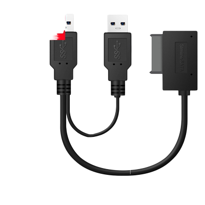 usb易驱线SATA13pin光驱线7+6pin