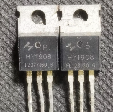 HY1908 新能源控制器N沟道MOS场效应三极管拆机测量好