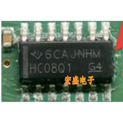 HC08Q1 SN74HC08QDRQ1 汽车电脑板多通道逻辑门IC芯片驱动SOP14脚