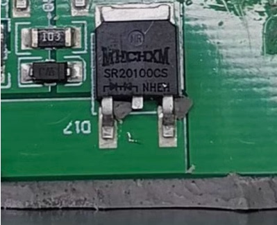 SR20100CS 汽车电脑板肖特基二极管TO252