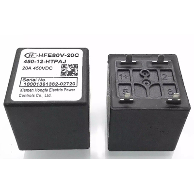 HFE80V-20C 450-12-HTPAJ 4脚 宏发高压直流继电器接触器