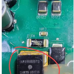 25MΩF IXFA110N15T2 比亚迪新能源充电机易损三极管电阻