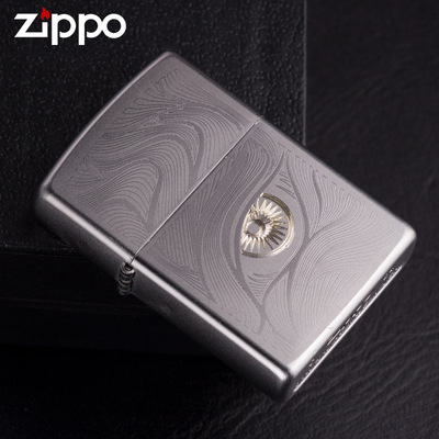 秋水含情ZIPPO官方正品秋水含睛防风煤油打火机七夕送男友礼物
