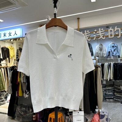 CRAYON蜡笔6958冰丝针织衫