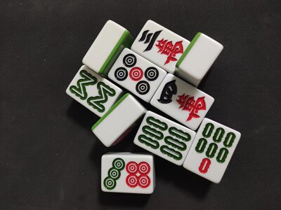 四川麻将特大 46 48 50 52 54号家用密胺大号竹丝麻将麻将牌桌布