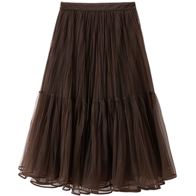 太平鸟女装年春季款气质优雅网纱裙A1GFE1509