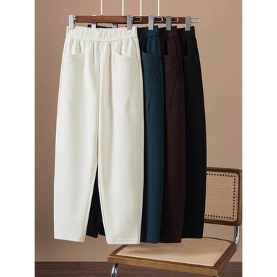 哈伦裤女春秋冬季高端九分萝卜裤