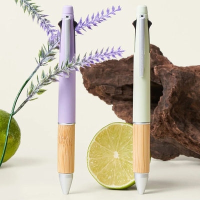 新款三菱多功能5合1中油笔竹握