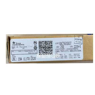 原装正品 DAC7563SDGST  VSSOP-10-0.5mm DAC数模转换器芯片IC