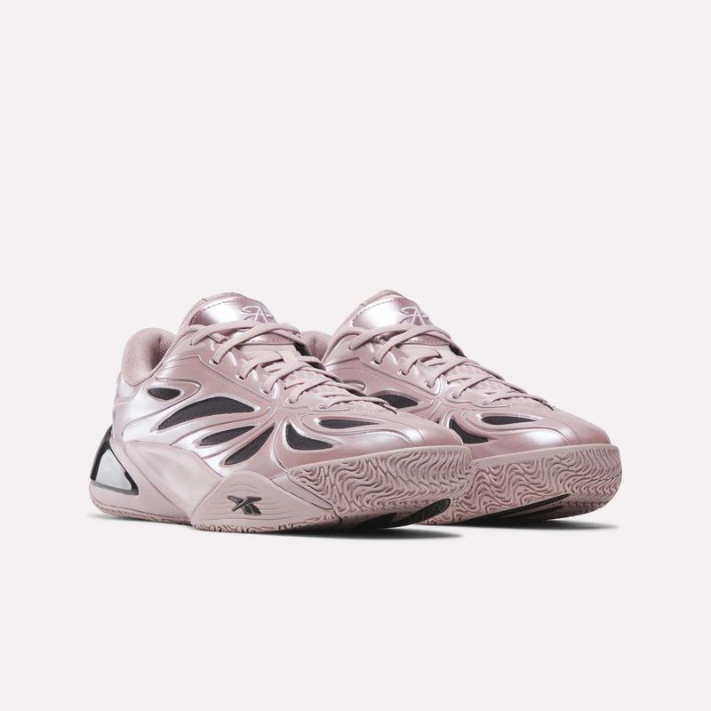海外代购Reebok/锐步男女篮球鞋落地缓震抓地稳定低帮金属光泽