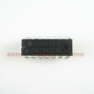 〖全新原装〗74HC14N SN74HC14N 直插14脚 逻辑电路-四与非门
