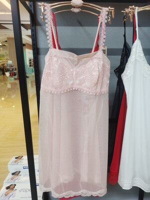两件包邮莎莲妮新品14206吊裙超级性感前面印花超立体后面纯蕾丝
