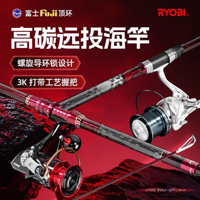 利优比蓝沃投PLUS 远投竿 大物远投竿超硬19调湖库海钓岸抛钓鱼竿