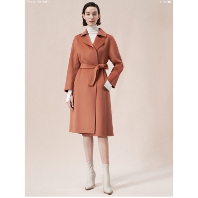 专柜正品秋冬时尚稳重N346402A恩曼琳女大衣8580元