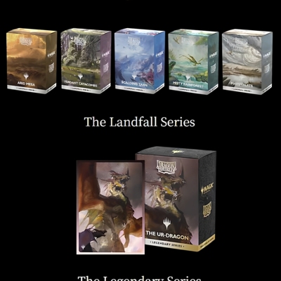 龙盾万智牌联名传奇系列牌套标尺