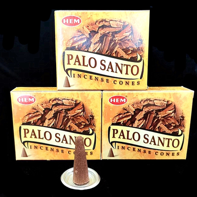 印度香HEM品牌Palo Santo秘鲁圣木塔香锥香玉檀香宝塔香室内薰香