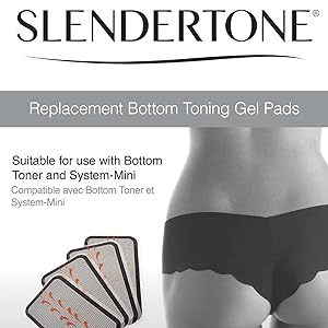 Slendertone Electrodes Bottom and Mini Skirt