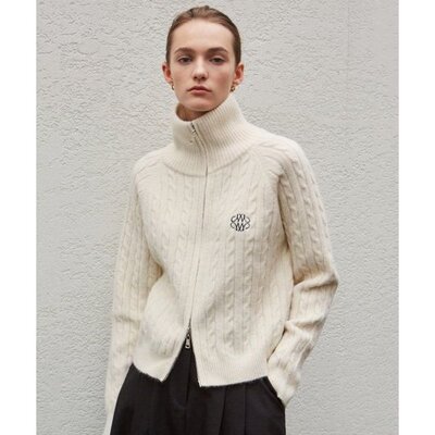 针织衫提花学院风韩国外套