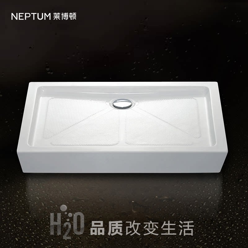 莱博顿长方形亚克力淋浴房底盆底座底盘浴室卫生间浴帘防隔挡水条