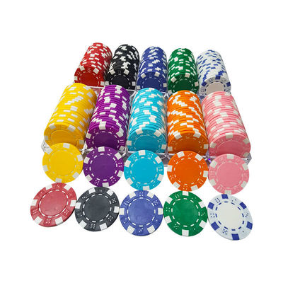 定制德州扑克ABS塑料无面值筹码棋牌室麻将筹码币百家乐游戏筹码