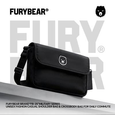 FURYBEAR熊怒军事风单肩包