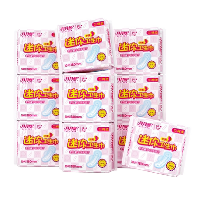 月月舒透气护翼180mm干爽迷你巾