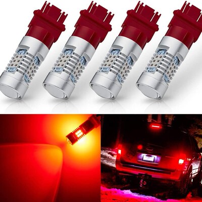 汽车LED行车灯 3156 3157 2835 21SMD 高亮刹车灯 LED转向灯红光