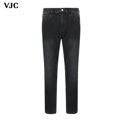 【复古磨白牛仔裤】VJC/威杰思2025新款男装潮流水洗个性百搭休闲