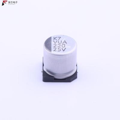 原厂正品VUA221M1ETR-1010K全新贴片铝电解电容 ±20% -