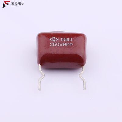 原厂正品CBB21-250V-564J全新560nF ±5% 250V K脚4mm