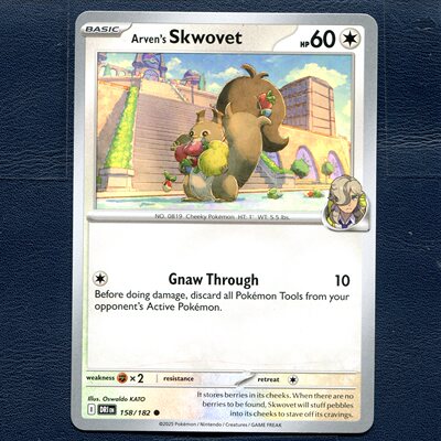 宝可梦 TCG 正版卡牌 英文国际版 派帕的贪心栗鼠 DRI-158 美版