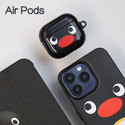 pingu企鹅airpodspro2保护套airpodspro3菲林硬壳苹果二三代耳机保护壳airpods3保护套airpods1/2蓝牙耳机