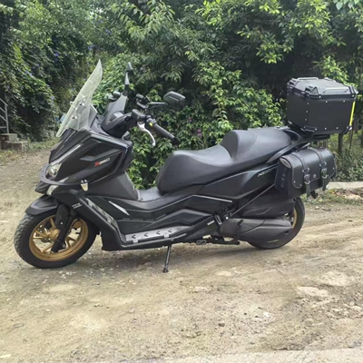 适用于光阳S350改装边箱 光阳摩托车改装夏德边包 边箱