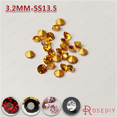 diy项链国产水钻头饰