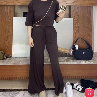 lululemon代购 Modal HR Wide-Leg Lounge Pant运动休闲阔腿裤