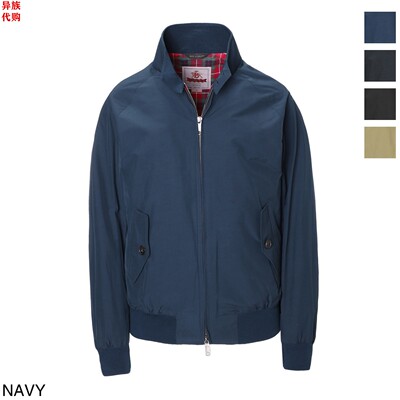 异族日本代购 英国 BARACUTA 2023秋男英伦商务立领拉链夹克外套