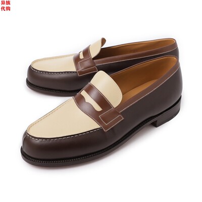 异族日本代购 法国J.M. WESTON 2024春男全手工牛皮商务皮鞋#180D