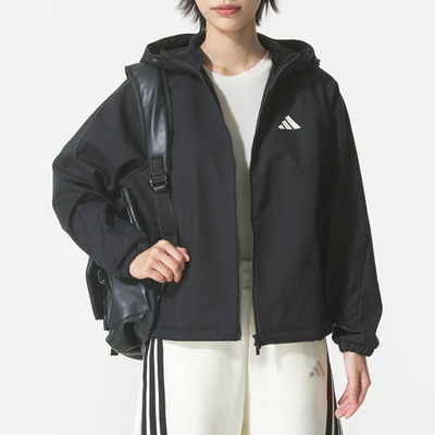 2025新款阿迪达斯女装户外夹克 MS SOFTSHELL JK 保暖外套KC0054