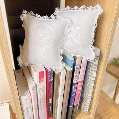 白色纯棉拼棉纱高品质网扣香囊