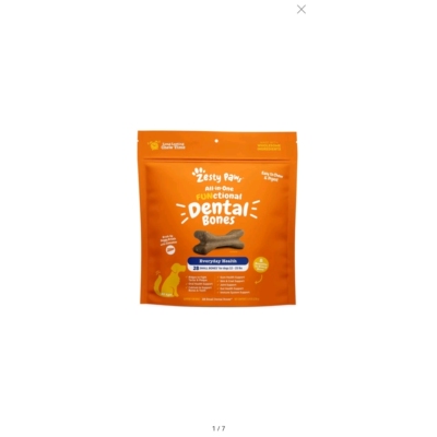 港购 新西兰Zesty Paws 多功能潔齒骨狗零食