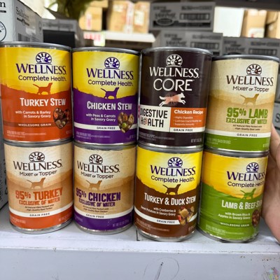 美国 Wellness 95% 狗粮罐头主食罐CORE纯鲜stew机能肠胃慕斯