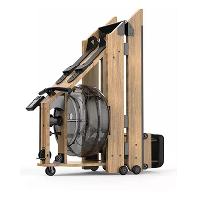 水阻划船机water rowing machine家用划船器材折叠不锈钢轨道桨叶