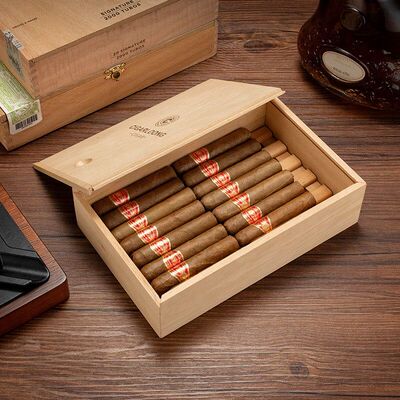 正品CIGARLOONG茄龙雪茄盒保湿盒大容量天然雪松木醇养密封15支装