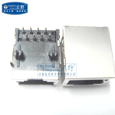 连接器 RJ45网络接口 脚在后面 8脚 网络连接器 全新原装 经久耐