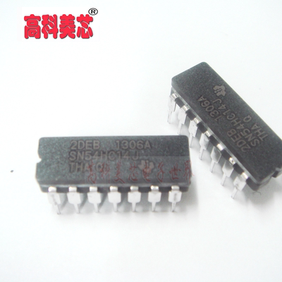 高科美芯 IC集成电路 SN54HC14J DIP16  CMOS 逻辑 反相器和缓冲