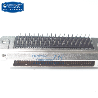 【高科美芯】 串口座SCSI-68P 68芯弯针 公头焊板 68PIN 连接器DB