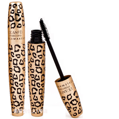 豹纹卷翘不晕妆浓黑防水睫毛膏